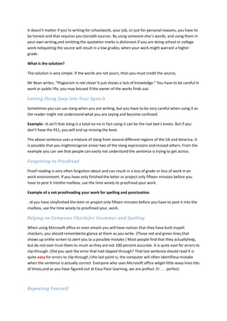 How to improve your writing | DOCX