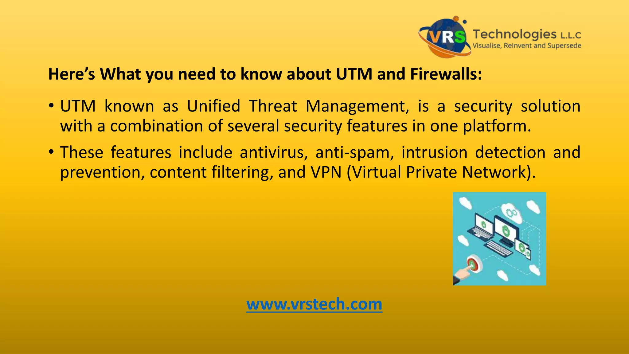 What Distinguishes a Firewall from a UTM? | PPTX