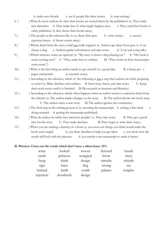 What do authors do pretest | PDF