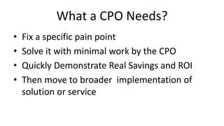 Chief Purchasing Officers Challenges and Goals | PPT