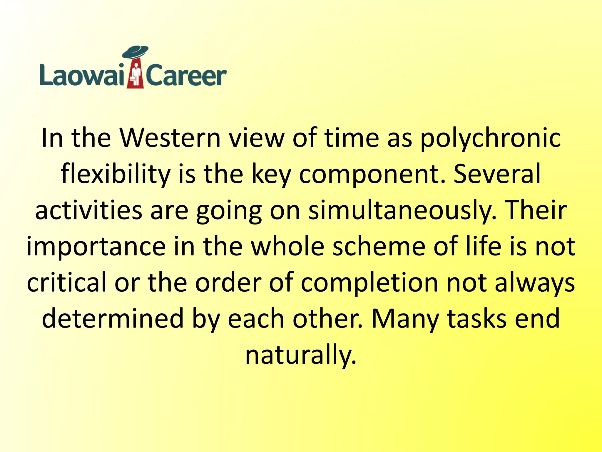How do Chinese people think of time? | PPTX