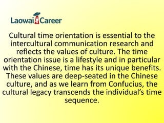 How do Chinese people think of time? | PPTX