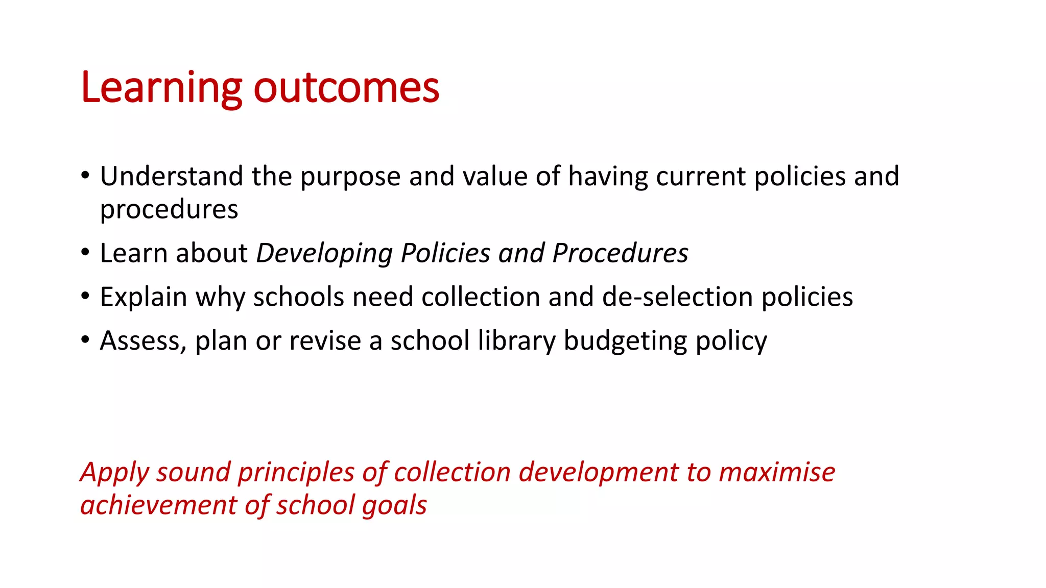 What does the 21st century school library collection look like | PPTX