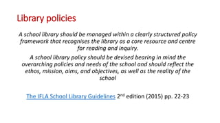 What does the 21st century school library collection look like | PPTX