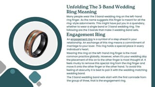 What Does A 3-Band Wedding Band Mean? | PPTX