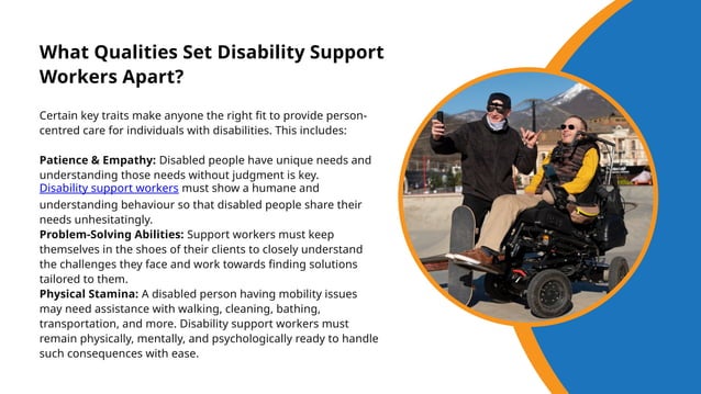What Does A Disability Support Worker Do? | PPTX