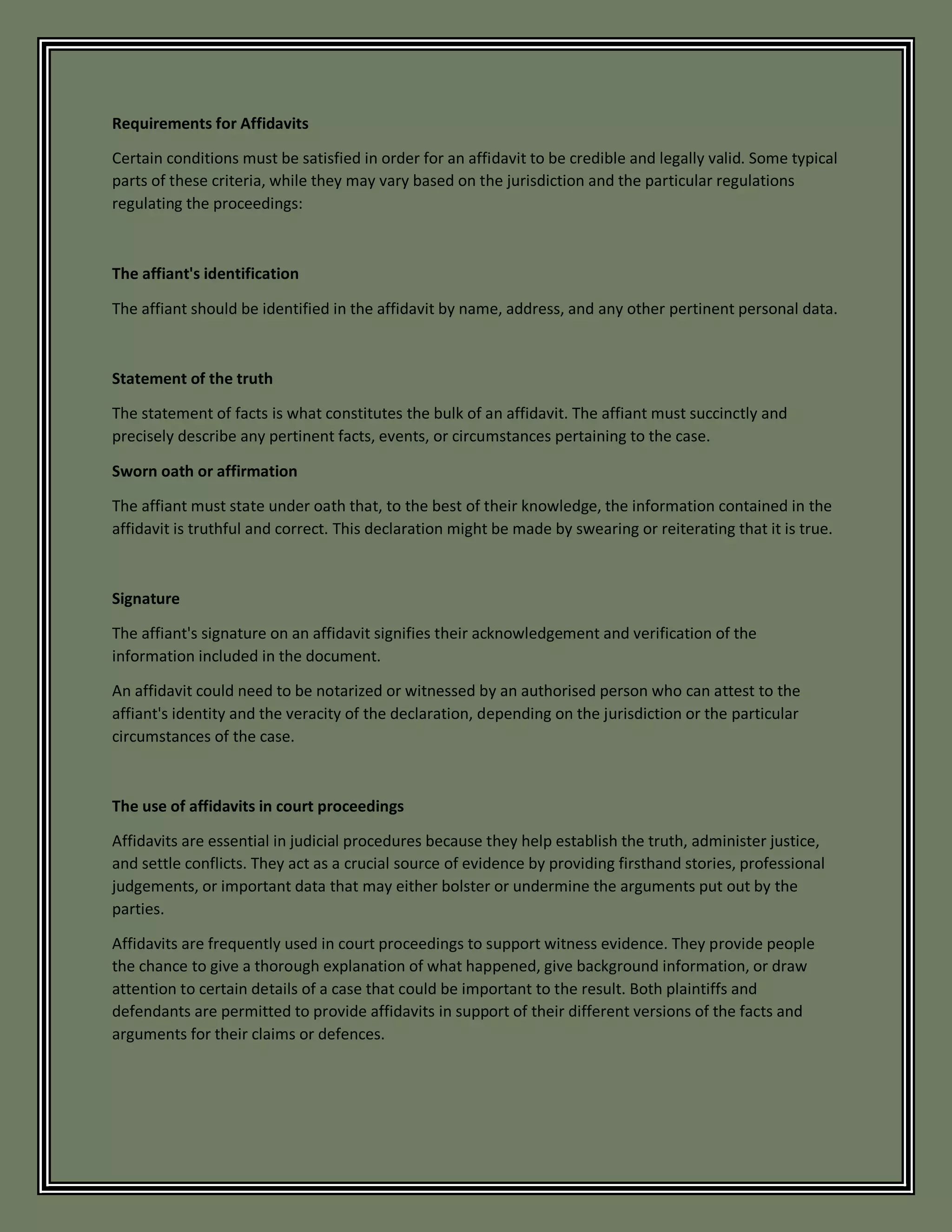 What does affidavit mean.pdf