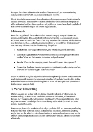 Market Analyst: Insights that Drive Strategy | PDF