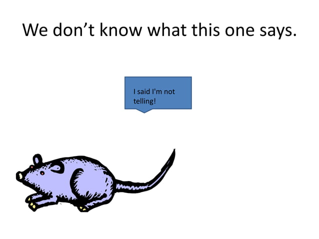 What does a mouse say | PPT
