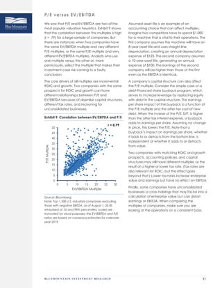 What does an ev ebitda multiple mean | PDF