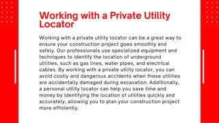 What Does an Underground Utility Locator Do. | PDF | Civil Engineering ...