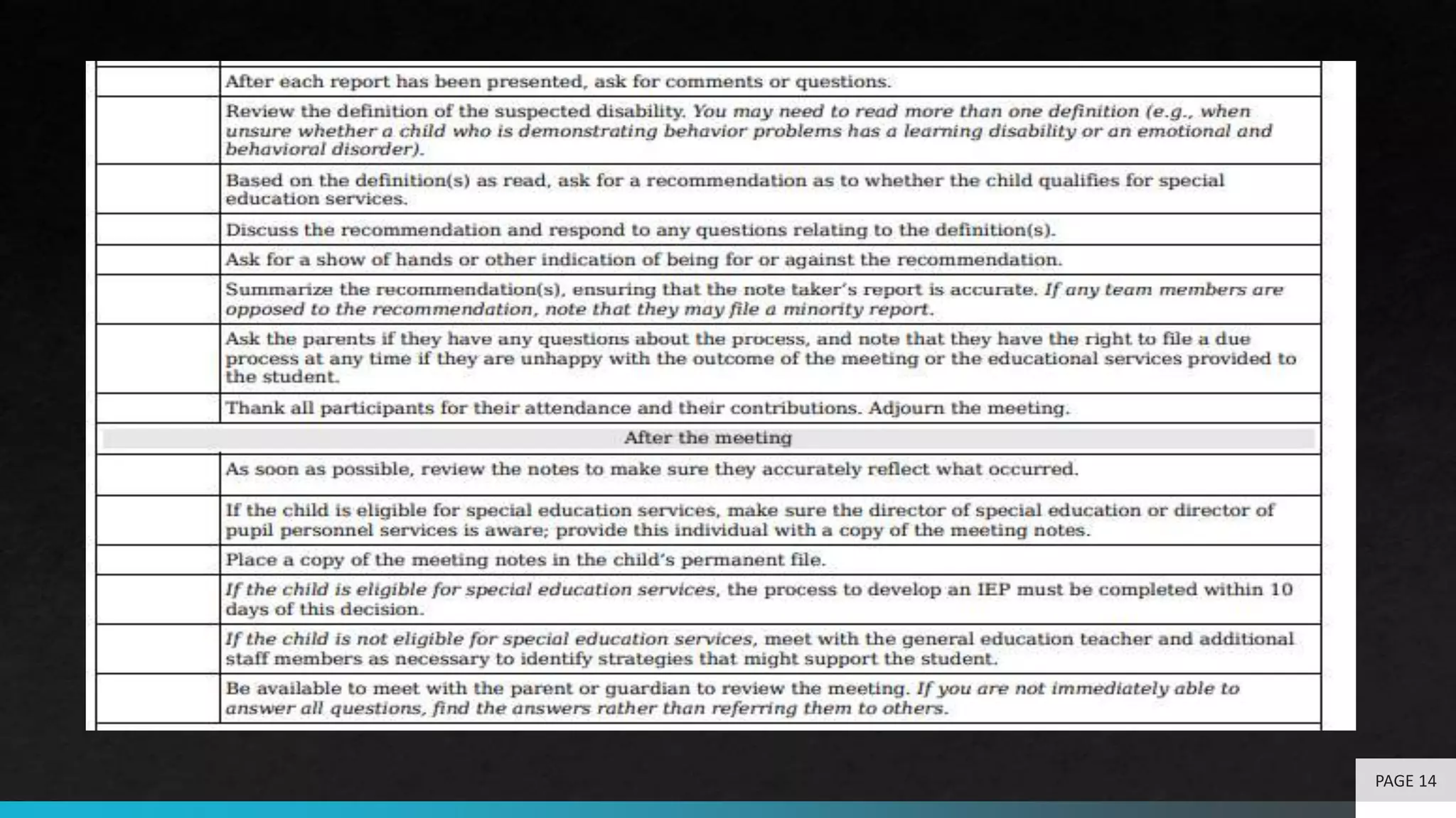 What does a principal need to know about special education eligibility ...
