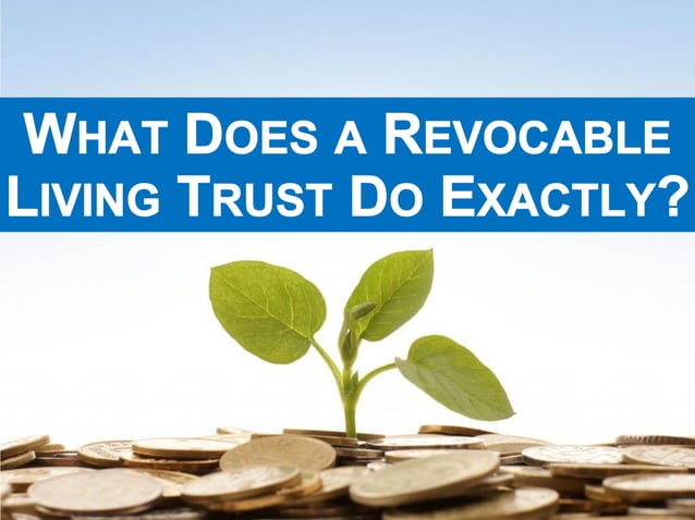 What Does a Revocable Living Trust Do Exactly | PDF