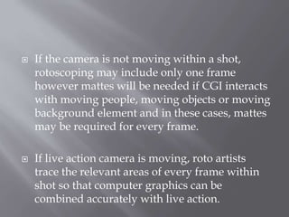 What Does a Roto Artists Do? | PPTX