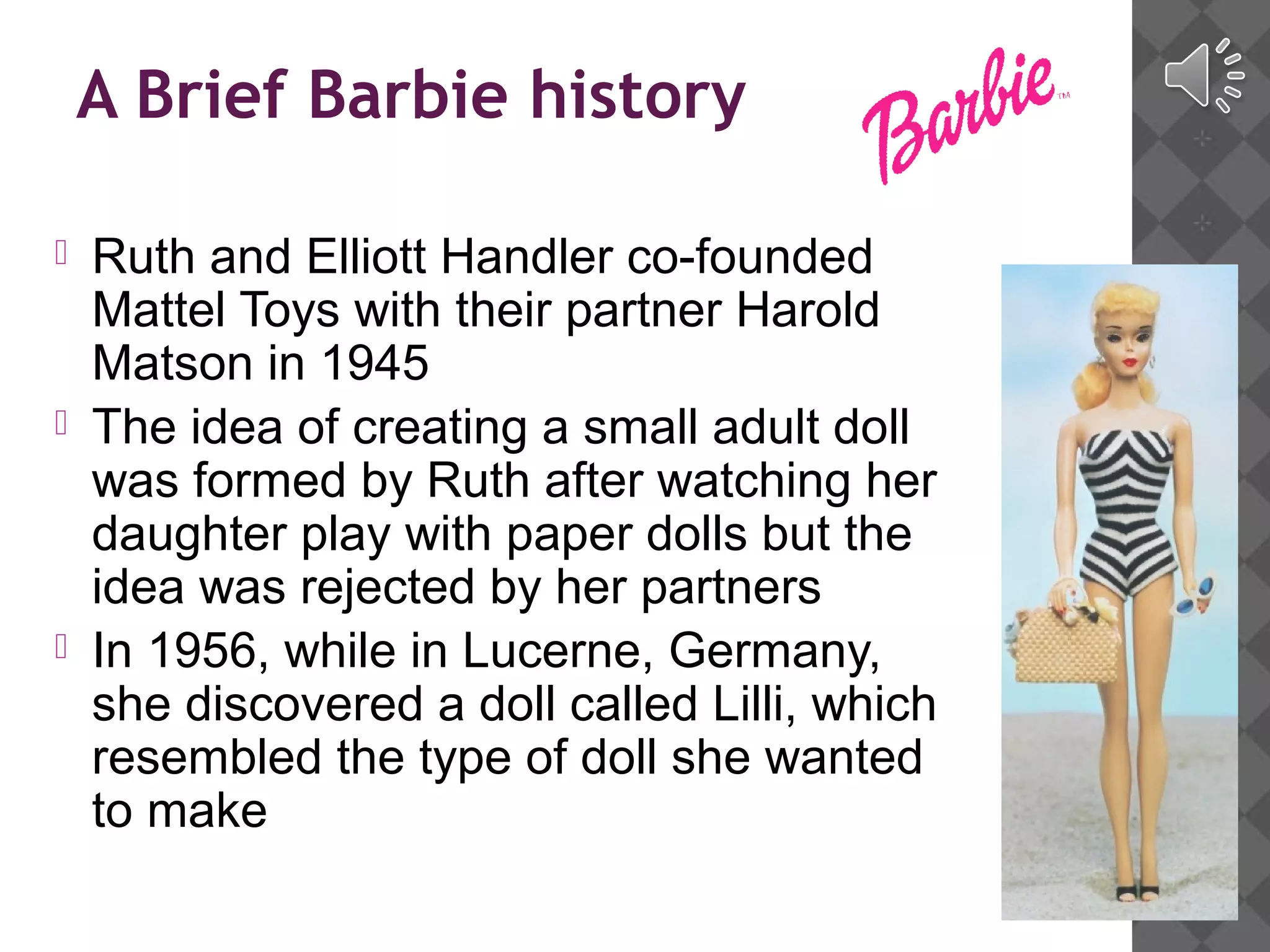 What does barbie mean to you | PPT