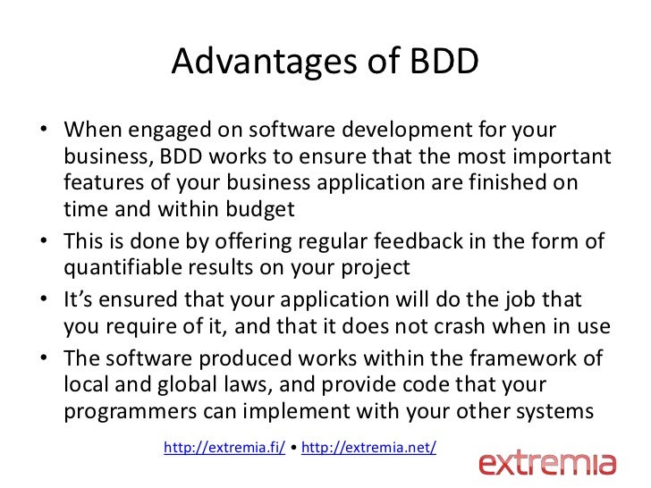 What does bdd mean for your business What does bdd mean for your business