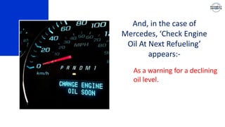 What Does 'Check Engine Oil At Next Refueling' Message Mean On Mercedes ...