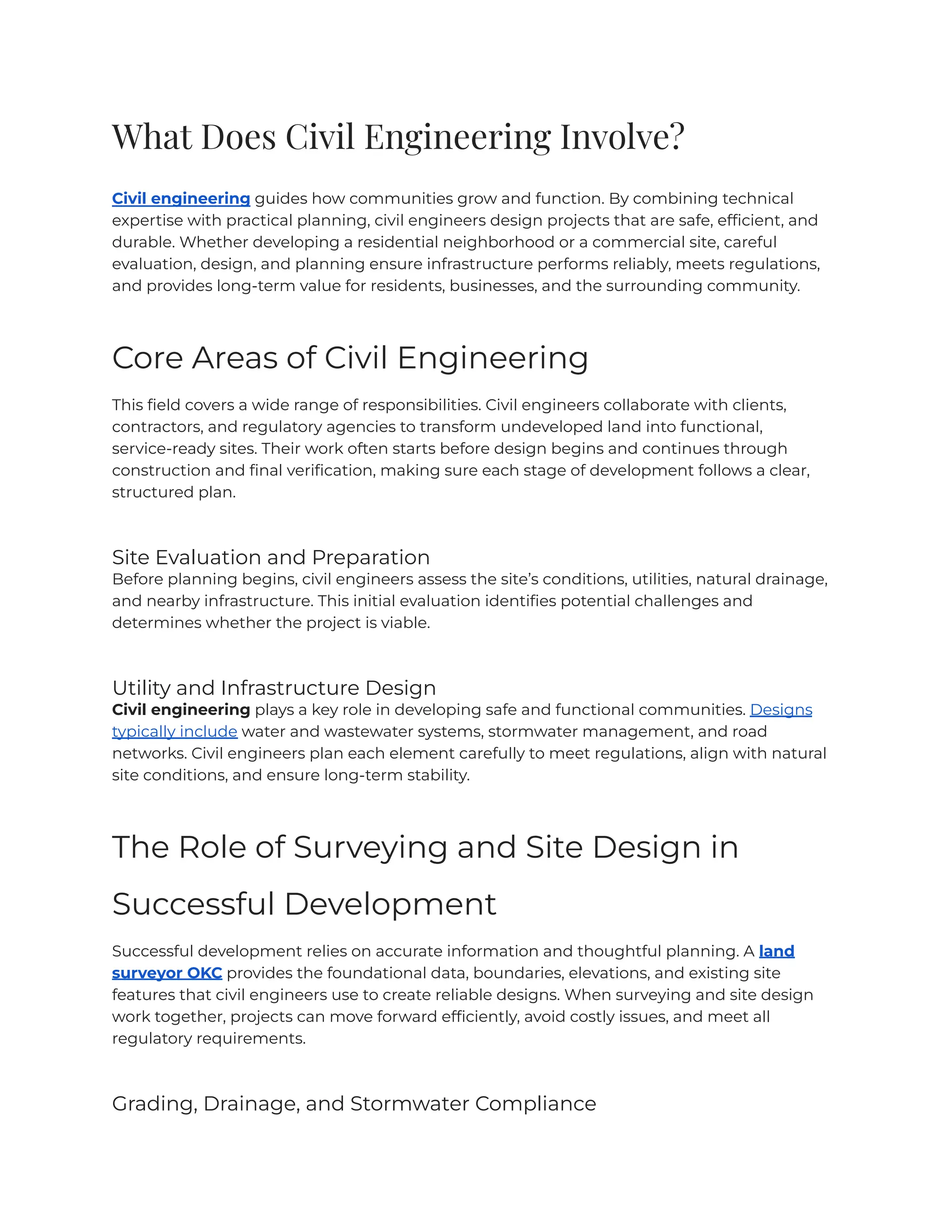 What does civil engineering involve.pdf. | PDF