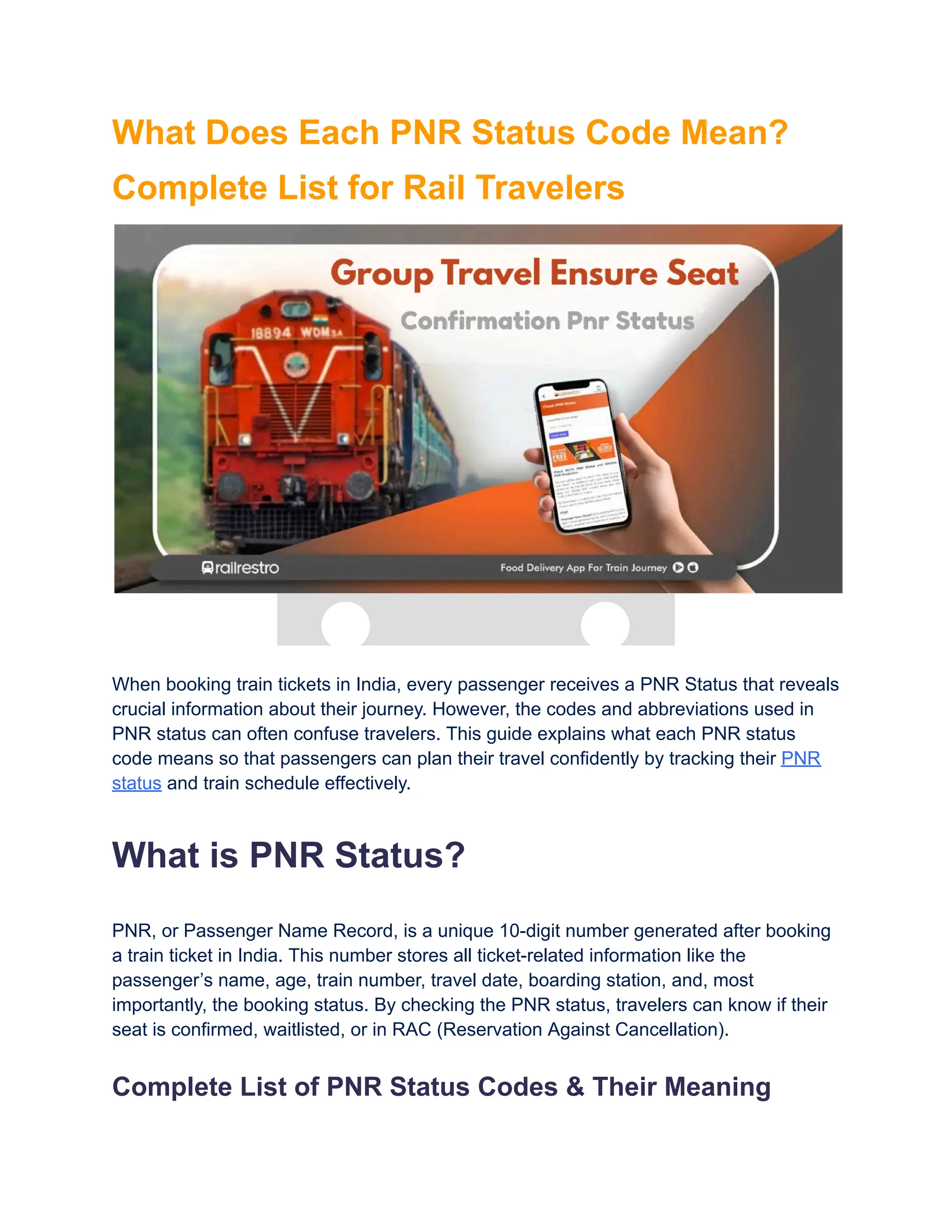 What Does Each PNR Status Code Mean_ Complete List for Rail Travelers.pdf