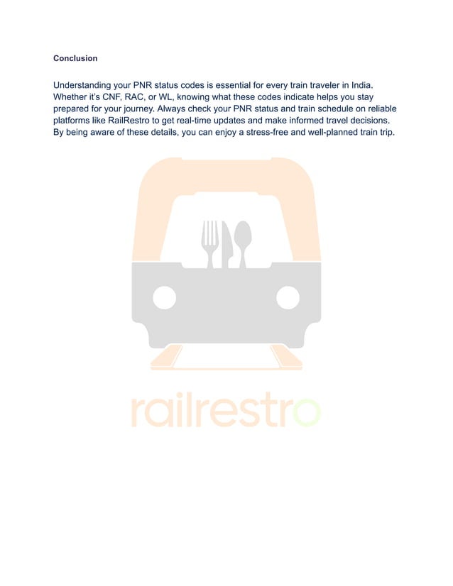 What Does Each PNR Status Code Mean_ Complete List for Rail Travelers.pdf