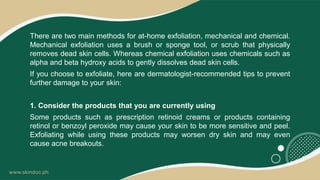 What does exfoliant do to your skin | PDF