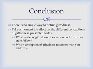 What does it mean to be gifted 2 | PPTX | Educational Assessment ...