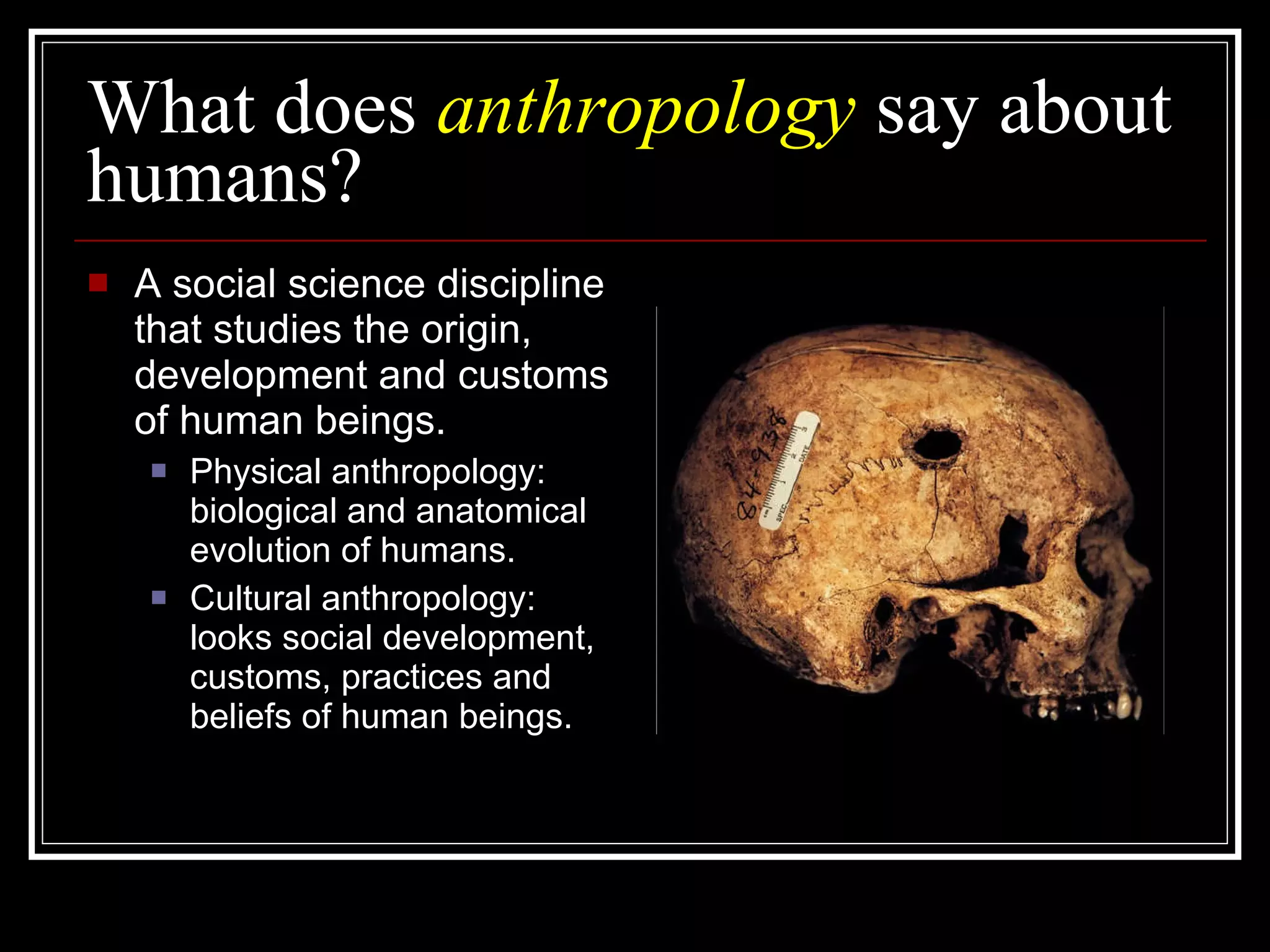 What does it mean to be human? | PPT