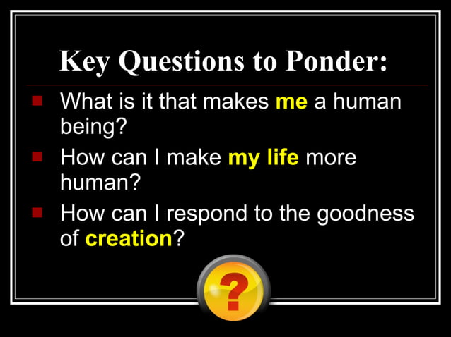 What does it mean to be human? | PPT