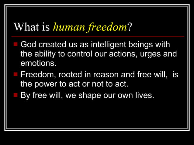 What does it mean to be human? | PPT
