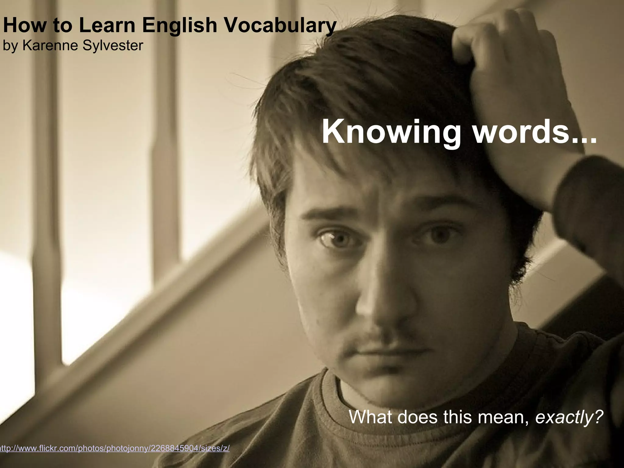 What does it_mean_to_know_a_word_ | PPT