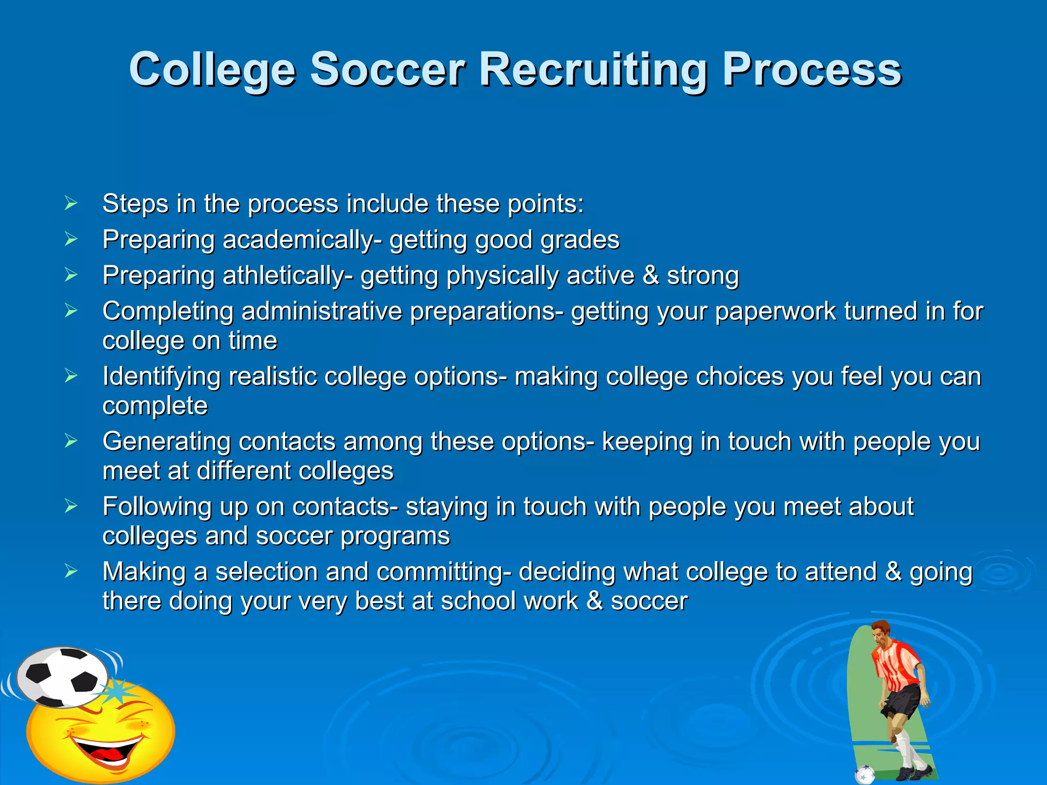 What does it take to become a soccer player | PPT