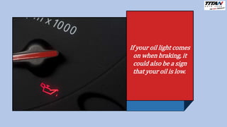 What Does Oil Light On Your Mini Cooper Mean in Castle Rock | PPTX
