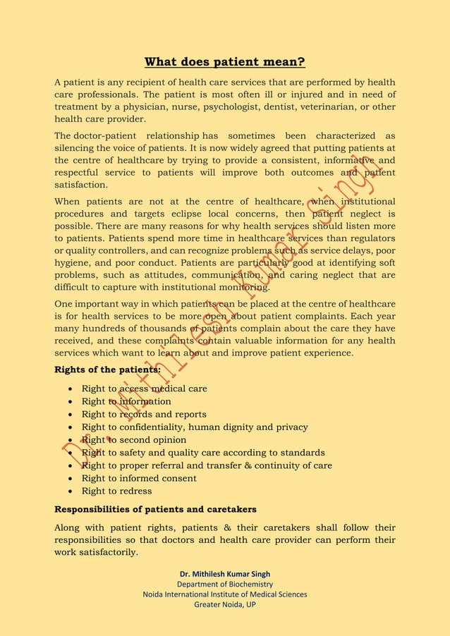 What does patient mean? | PDF | Health Insurance | Insurance