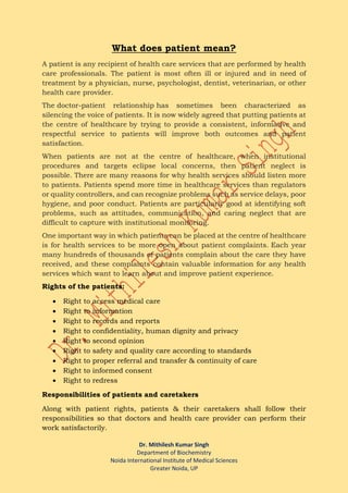 What does patient mean? | PDF