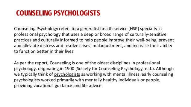 what does psychologist do? | PPT