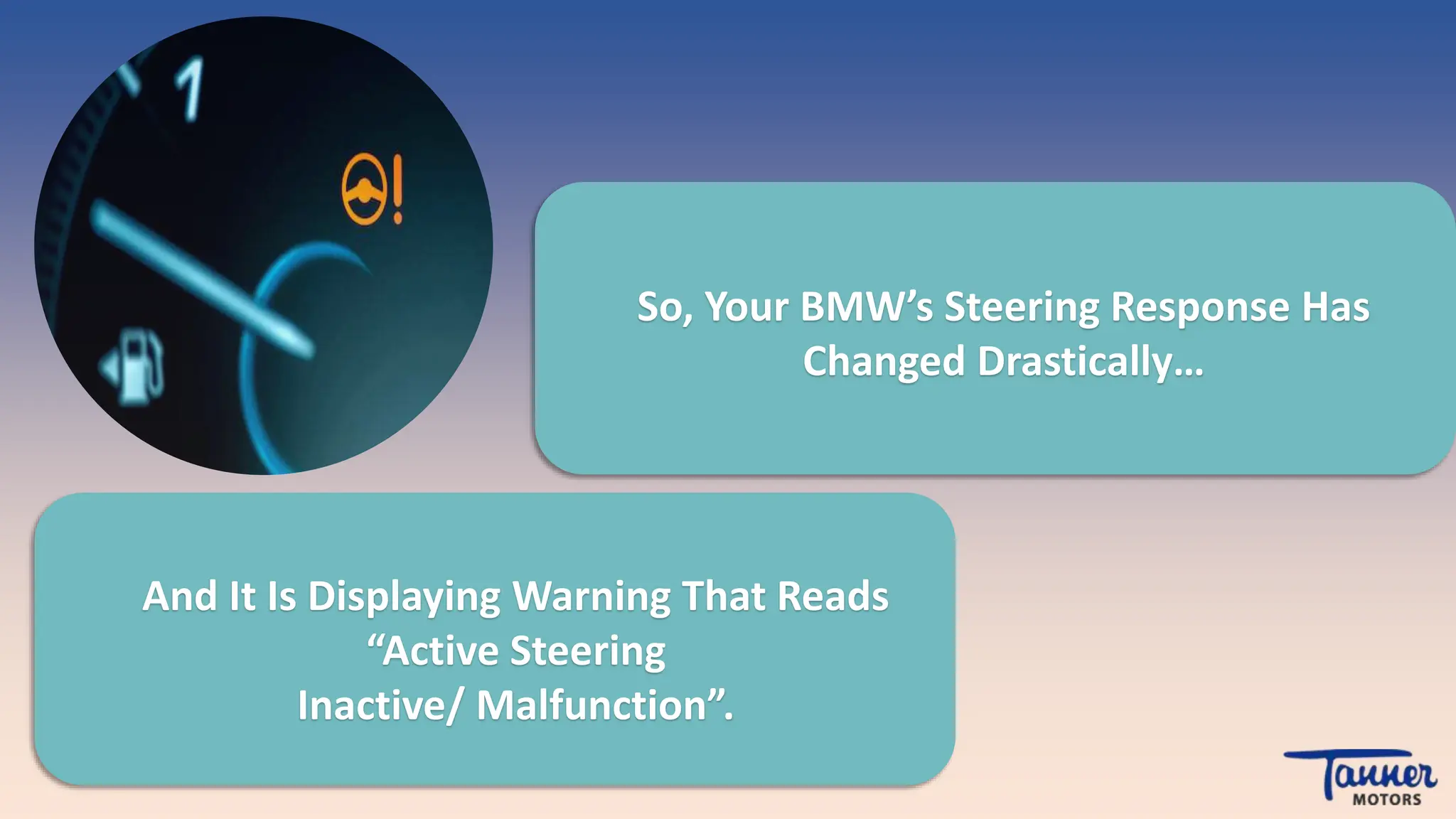 What Does the Active Steering Malfunction Warning Mean for Your BMW | PPTX