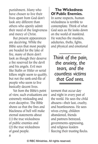 What Does The Bible Say About Hell | PDF | Christianity | Religion ...