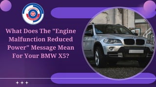 What Does The Engine Malfunction Reduced Power Message Mean For Your ...