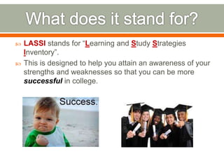 What does the LASSI mean | PPTX