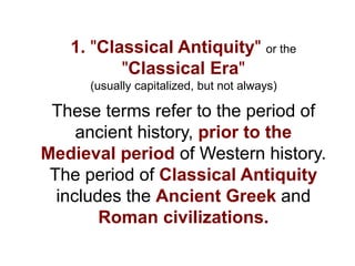 What does the word “classical” mean | PPT
