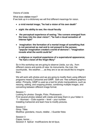 What does vision mean | PDF