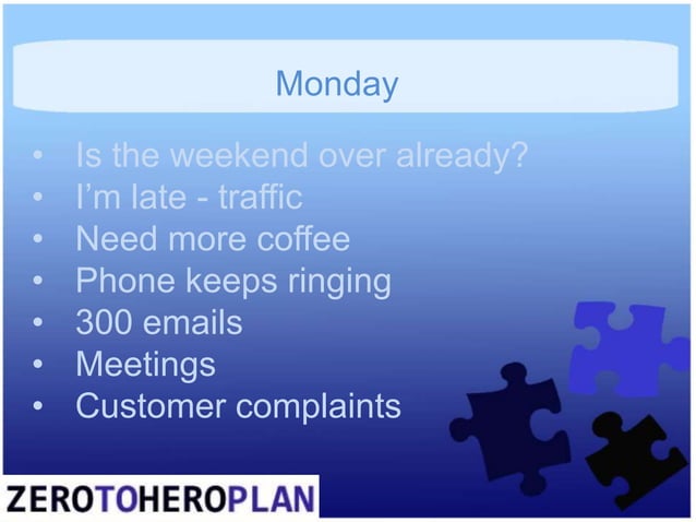 What does your week look like? | PPT