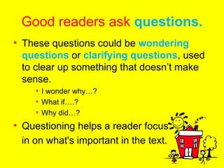 What do good readers do | PPT
