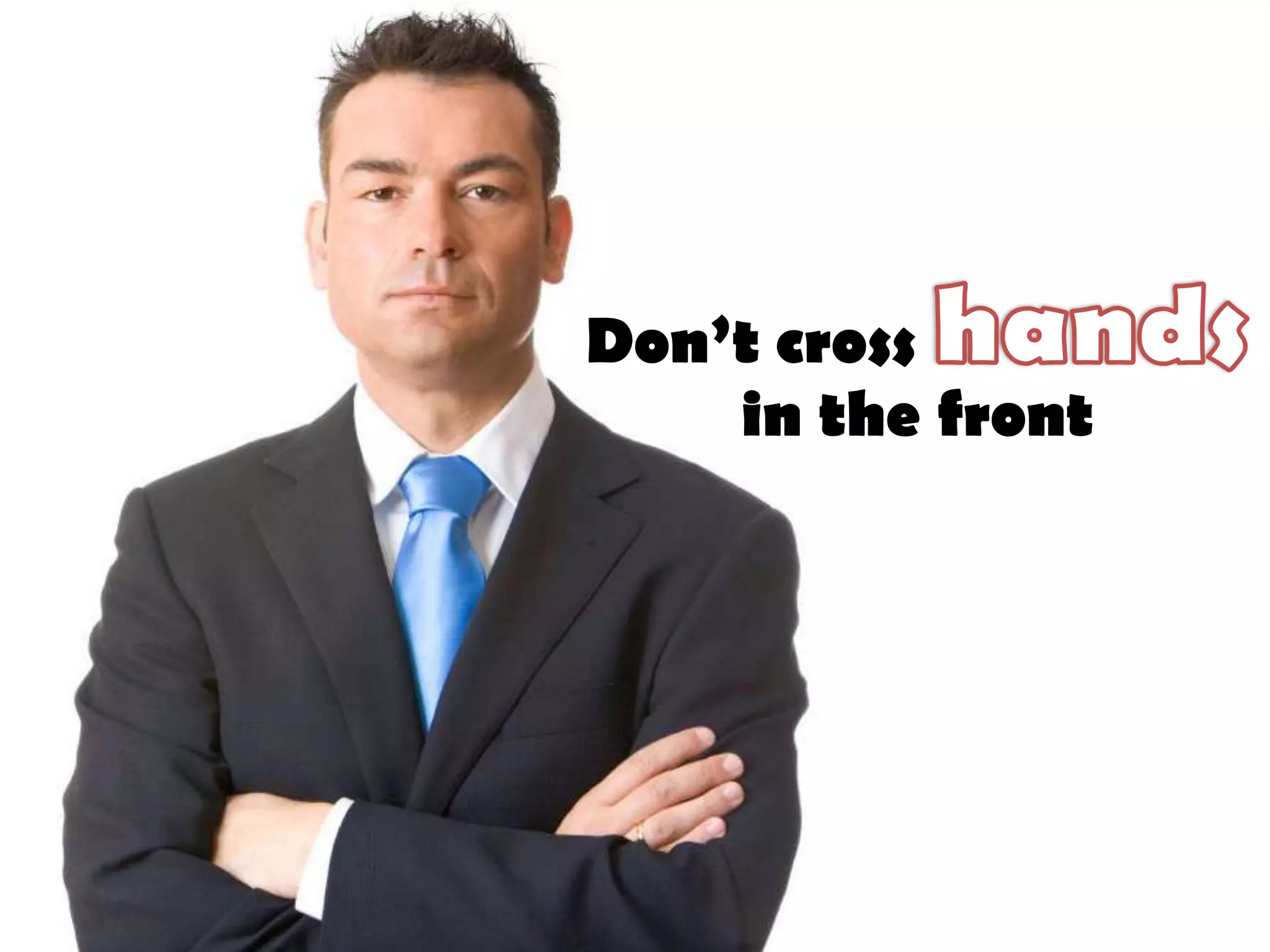 12 Slides to better hand positions during Corporate Presentations | PPTX