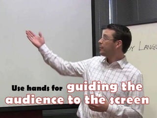 12 Slides to better hand positions during Corporate Presentations | PPTX