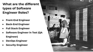 What do software engineers do | PDF