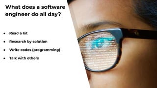 What do software engineers do | PDF