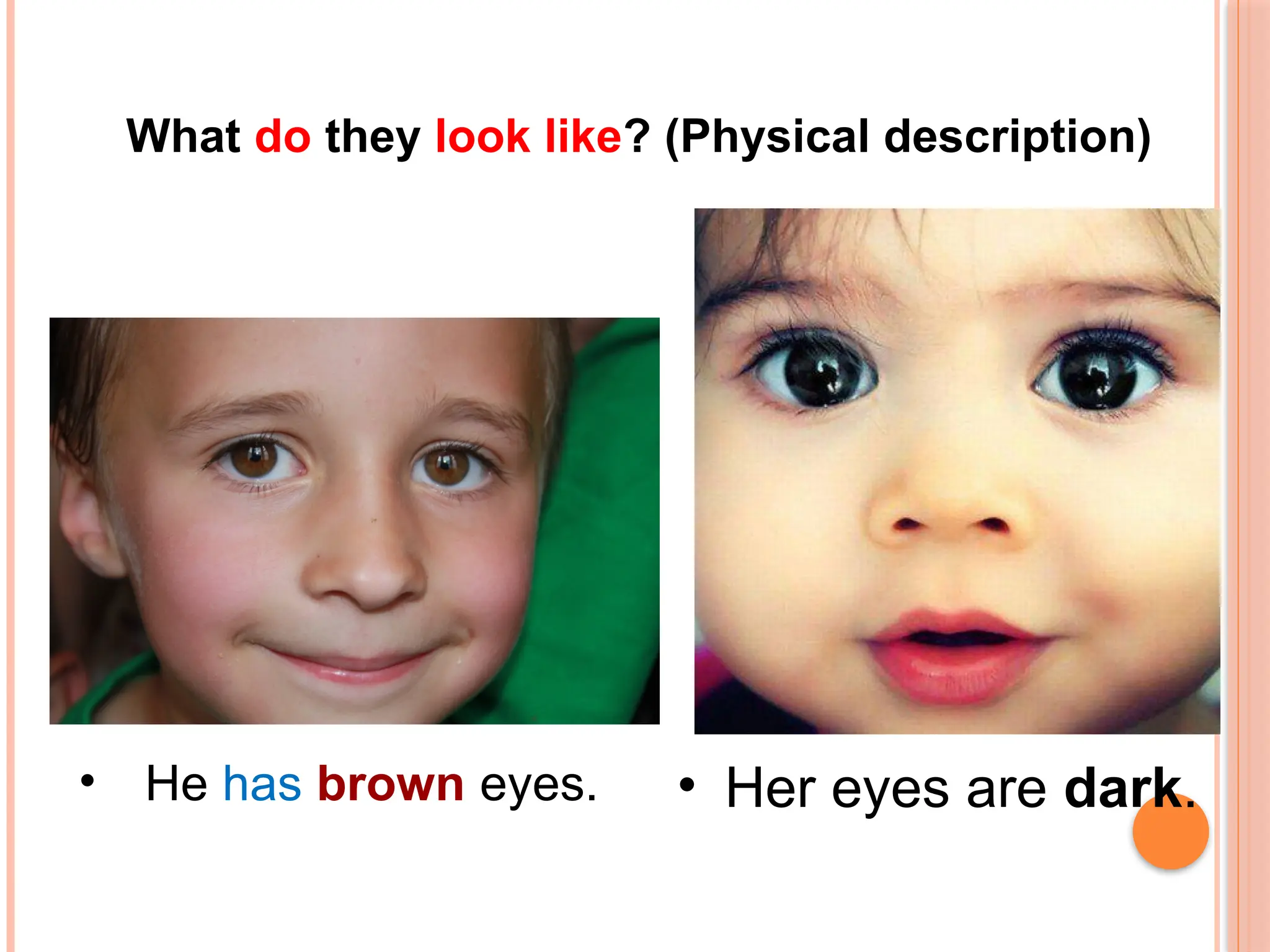 What do they look like - Describing People | PPTX