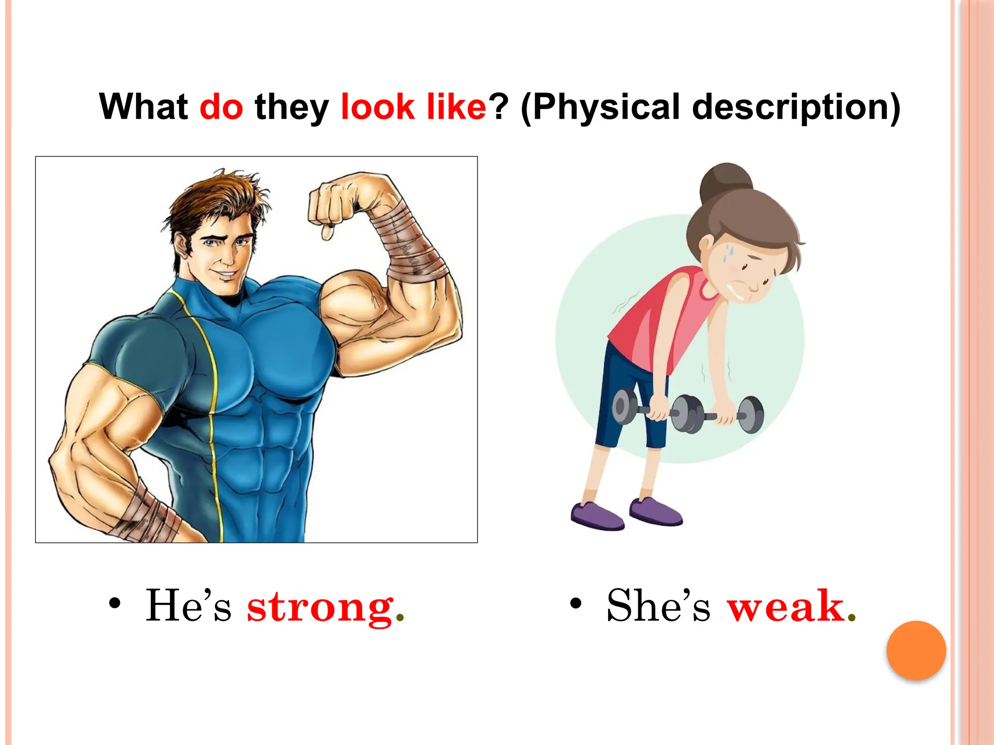 What do they look like - Describing People | PPTX
