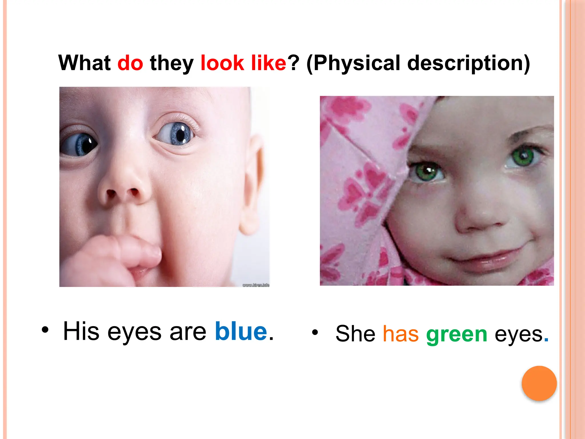 What do they look like - Describing People | PPTX